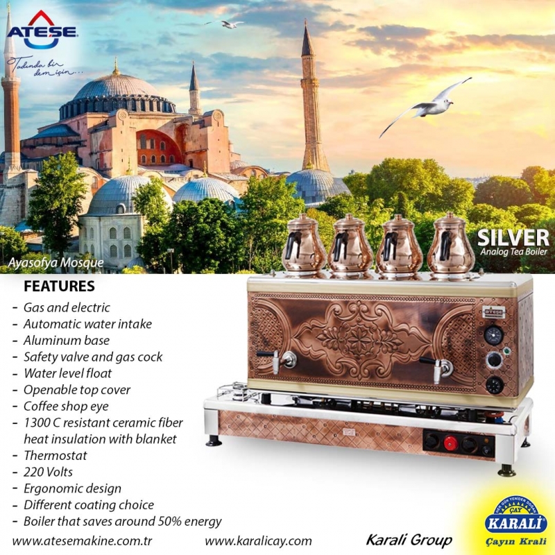 Atese Cauldron - 2rd Generation Gas & Electrical Tea Machines