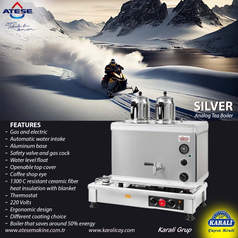 Atese Cauldron - 2rd Generation Gas & Electrical Tea Machines