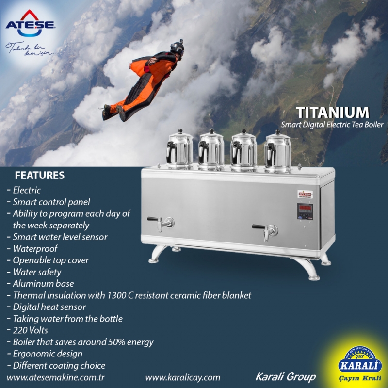 Atese Cauldron - 2rd Generation Electrical Tea Machines