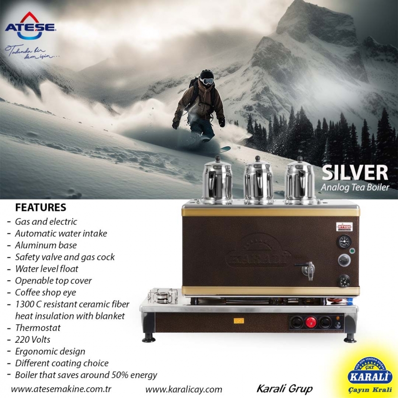 Atese Cauldron - 2rd Generation Gas & Electrical Tea Machines